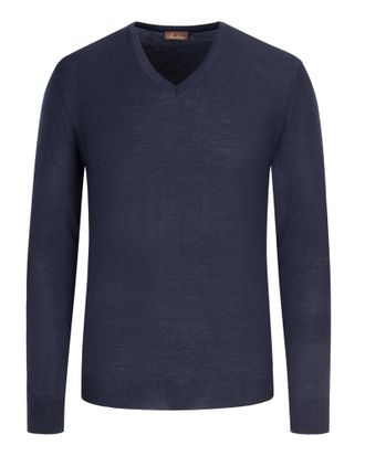 Stenstr&ouml;ms Pullover aus Merinowolle mit V-Ausschnitt in