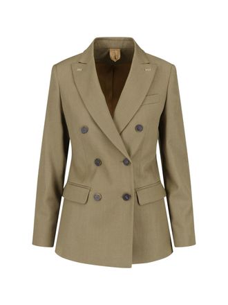 Max Mara Double-Breasted Virgin Wool Blazer