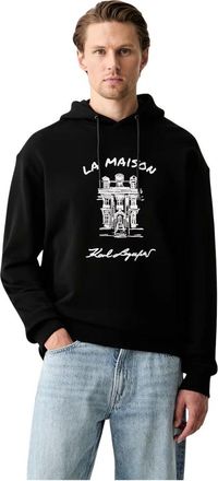 Karl Lagerfeld Herren, Sweatshirts & Hoodies, Schwarzk, SGr&ouml;&szlig;e