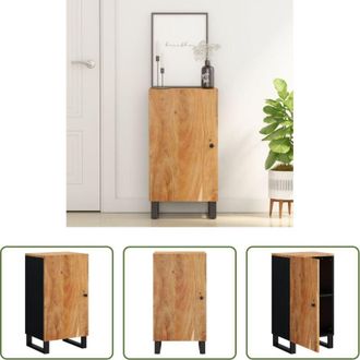vidaXL vidaXL Akazienholz Schrank - Sideboard mit T&uuml;r 40x31x75 cm Massivholz Akazie