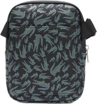 Lacoste unisex, Sacs, Multicolore, Taille: ONE Size Sac bandouli&egrave;re plat &agrave; imprim&eacute; int&eacute;gral
