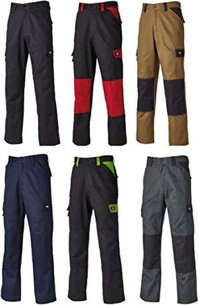 Dickies Everyday Pants Pantalon de Travail Homme, Khaki/Black, 26W / 32L