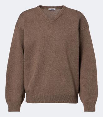 Jil Sander Pull en laine m&eacute;lang&eacute;e