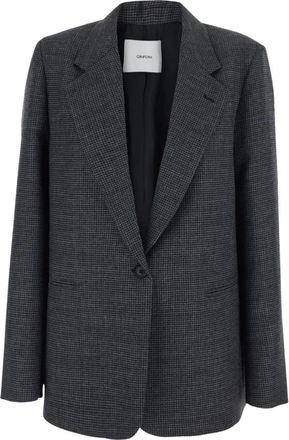 Mauro Grifoni Gestreifter Wollblazer - - Jackets - Damen - Grau - 2XS
