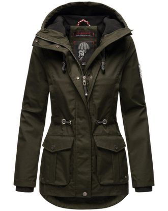 Marikoo Outdoorjacke mit verstellbarer Kapuze