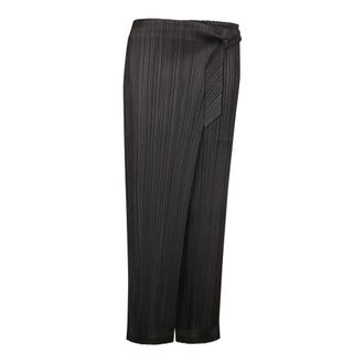 Issey Miyake Damen, Hosen, Schwarzk, 2XLGr&ouml;&szlig;e
