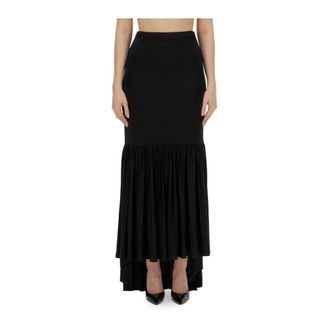 Nina Ricci Maxirock mit gerafftem Saum - - Skirts - Damen - Schwarzk - M