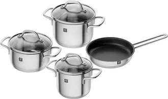 Zwilling Zwilling Set aus Edelstahlpfannen mit matter Oberfl&auml;che