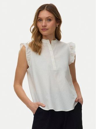 Vero Moda Bluse Selma 10345667 Wei&szlig; Regular Fit