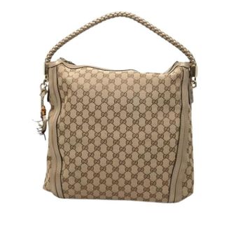 Gucci Sac bandouli&egrave;re en toile Pre-owned - Femme - Pre-owned - Beige - Taille: ONE Size