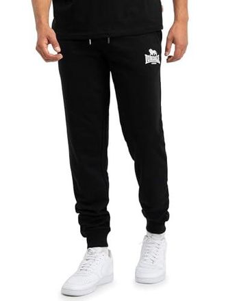 Lonsdale Pilsdon Pantalon de jogging pour homme, Noir, M