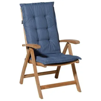 Madison New York Kissen hoch Basic 4er-Set kobalt ca.123 x 50 cm, 50% Baumwolle / 50% Polyester