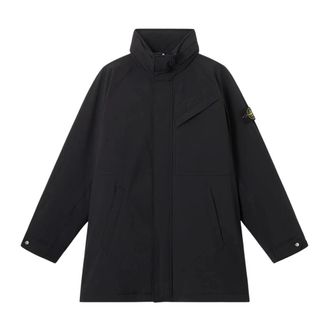 Stone Island Parkas - - Coats - Herren - Schwarzk - L