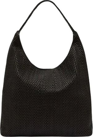 St.Agni Femme, Sacs, Noir, Taille: ONE Size Lattice Weave Large Tote