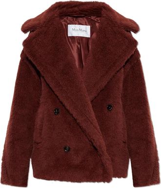 Max Mara Alcuno Kunstpelzmantel - - Jackets - Damen - Rot - 3XS