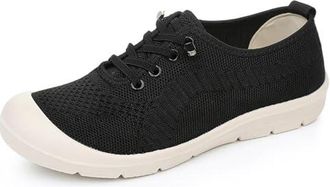 Generic Baskets plates d&eacute;contract&eacute;es respirantes &agrave; bout rond de couleur unie l&eacute;g&egrave;res classiques confortables &agrave; enfiler pour la course &agrave; pied, le sport, la gym