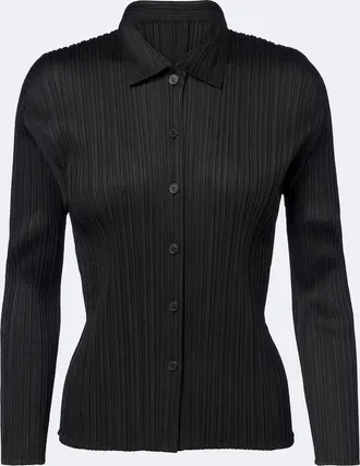 Pleats Please Issey Miyake Hemd Basics
