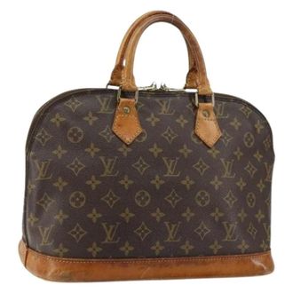 Louis Vuitton Sac &agrave; main vintage en toile Pre-owned - Femme - Pre-owned - Brun - Taille: ONE Size