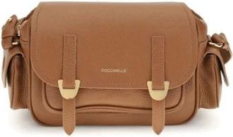 Coccinelle Femme, Sacs, Brun, Taille: ONE Size Sac à dos polyvalent avec plusieurs compartiments