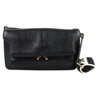 Marni Pre-owned Trunk Soft EW Leder Schultertasche - - Pre-owned - Damen - Schwarzk - ONE SIZE