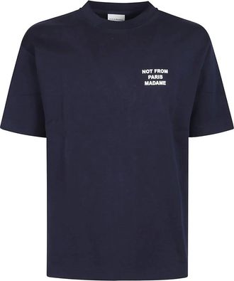 Dr&ocirc;le de Monsieur Homme, Tops, Bleu, Taille: M Le T-Shirt Slogan