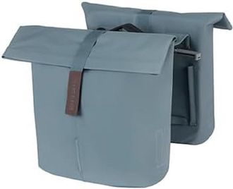 Basil City Doppeltasche MIK - für Gepäckträger hinten - 28-32 Liter - Blau