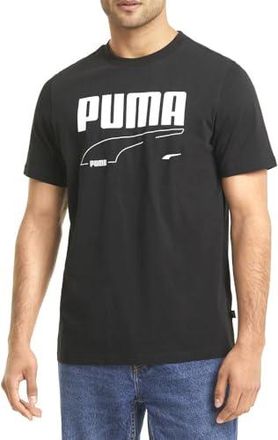 Puma T-shirt d contract manches courtes et col rond pour homme Noir, noir, Taille 4XL