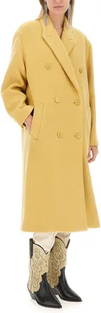 Isabel Marant Theodore Trench Coat - Yellow