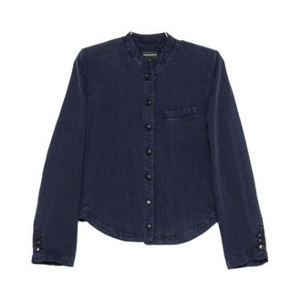 Emporio Armani Damen, Jacken, Blau, SGr&ouml;&szlig;e