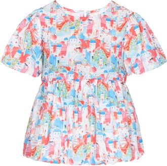 Faina Bluse Frauen Mehrfarbig Blau