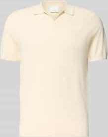 Profuomo Regular Fit Poloshirt aus Lyocell-Mix mit Seiden-Anteil