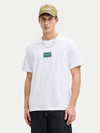 Jack & Jones Jack & Jones T-Shirt Frank 12288092 Wei&szlig; Relaxed Fit