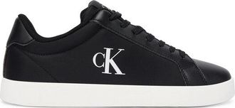 Calvin Klein Sneakers 3 Cupsole Laceup Pu Mg YW0YW01781 Schwarz