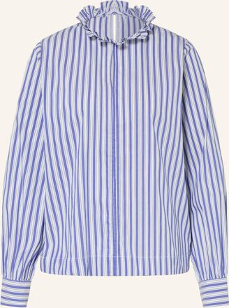 Rich & Royal Blusenshirt Mit R&uuml;schen blau