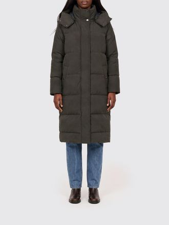 Woolrich Doudoune longue matelass&eacute;e en nylon avec capuche amovible