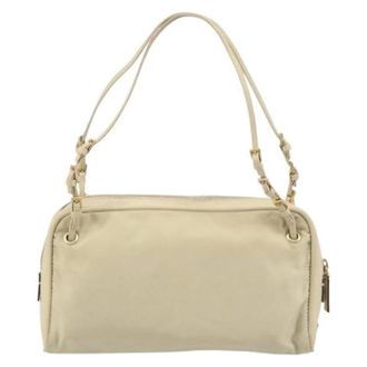 Prada Sac bandouli&egrave;re en nylon pr&eacute;-poss&eacute;d&eacute; - Femme - Pre-owned - Beige - Taille: ONE Size