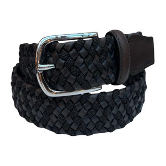 Paolo Vitale Geflochtener G&uuml;rtel - - Accessories - Herren - Braun - 110 CM