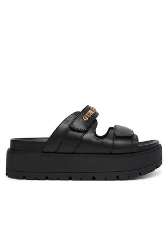 Guess Pantoletten FLJFAX ELE03 Schwarz