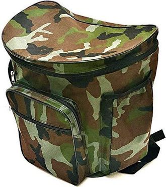 Ferrucci Sac &agrave; dos avec panier en osier pour champignons militaire gerla panier de montagne collection de champignons cm. 41x28,5 x38,5h