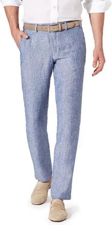 Hiltl Herren Hose blau Leinen