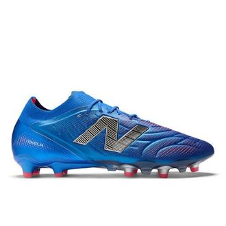 New Balance Unisexe TEKELA ELITE LOW LACED FG V5 en Bleu/Rouge/Gris, Taille 40.5 Large