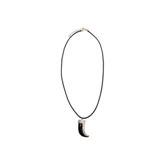 Roberto Cavalli Collier Corne - Femme - Accessoires - Noir - Taille: ONE Size