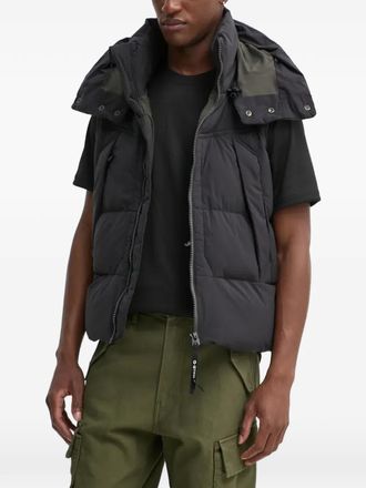 G-Star G-Whistler padded hooded vest - Schwarz