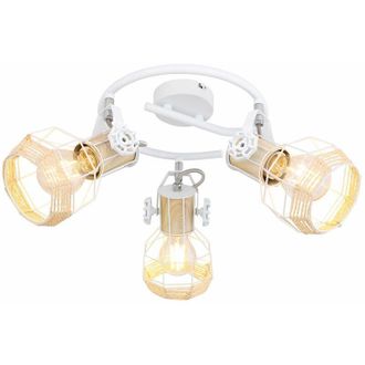 Globo Lighting Spot plafonnier design scandinave Bana - 3 Ampoules