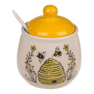 Out of the Blue Honig- und Zuckertopf mit Deckel & Löffel, Biene