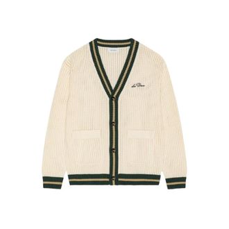 Les Deux Homme, Pulls, Blanc, Taille: L Cardigans