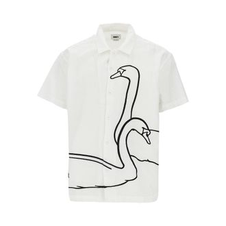Obey Cliff embroidered shirt Man XL