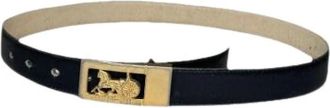 Celine unisex, Pre-owned, Noir, Taille: ONE Size Ceinture en cuir Pre-owned