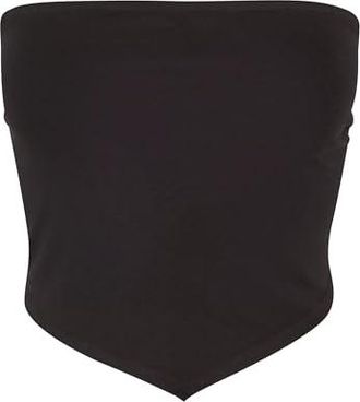 Urban Classics Ladies Knotted Bandeau Top Femme Top Noir L