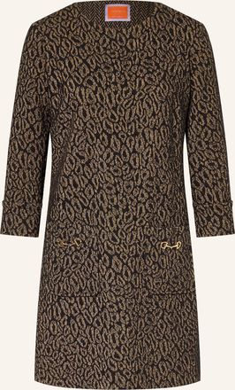Annas Annas Kleid Mit Glitzergarn Und 3/4-Arm blau